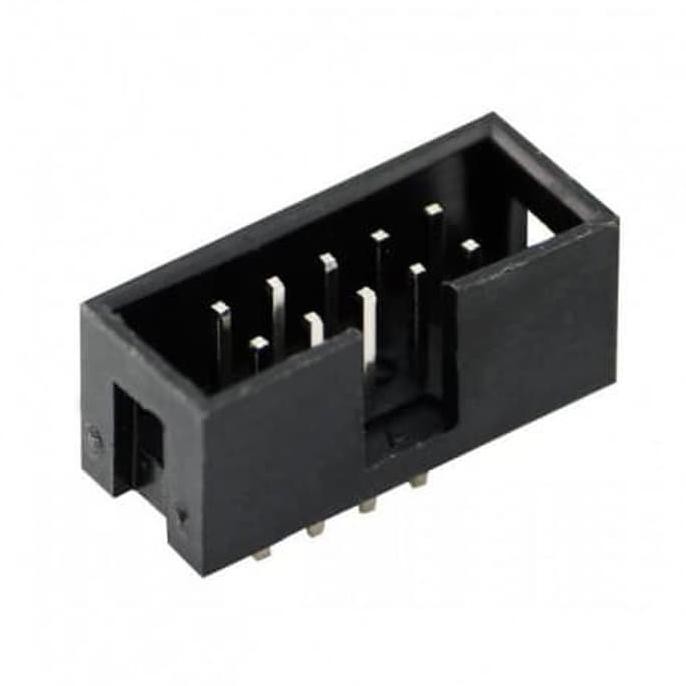 Jual Socket Soket Idc 10 Pin Isp Asp Jtag Header Male Pcb Dip Efgad774 ...
