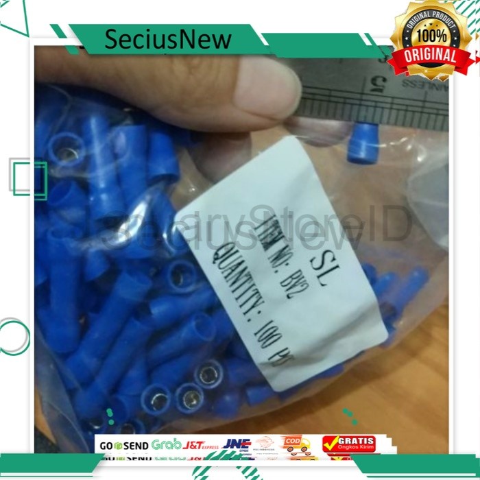 Jual Insulated butt konektor BV2 sambungan sok kabel 1,5-2,5mm satuan | Shopee Indonesia