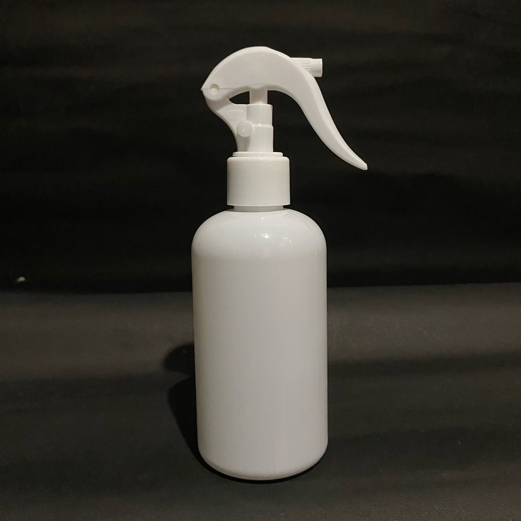 Jual BOTOL SPRAY 250ML PUTIH BULAT OVAL TRIGER FULL PUTIH BEBEK | Shopee Indonesia