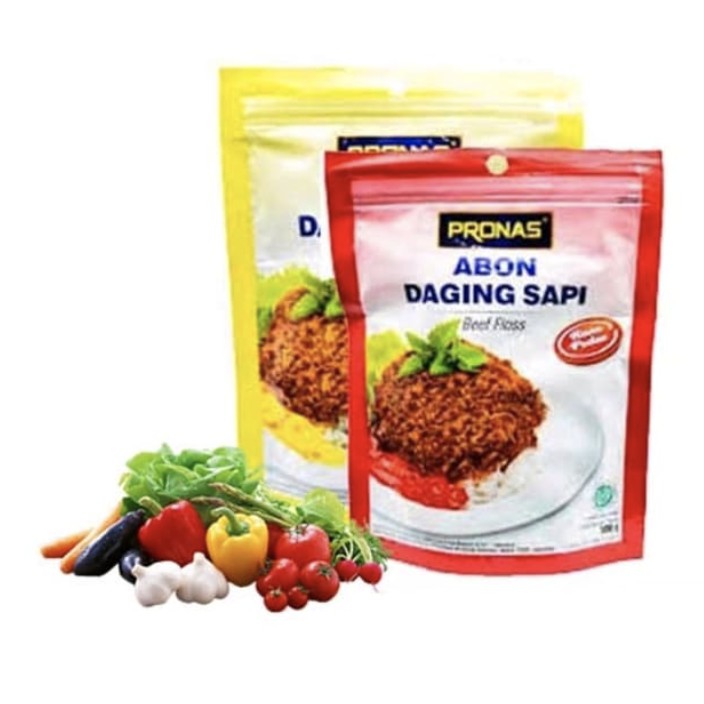 Jual Abon Sapi Pronas Beef Floss - Original / Pedas - 100gr | Shopee ...