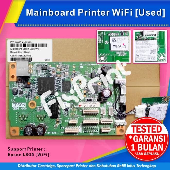 Jual Mainboard Logic Board Epson L805- Motherboard Printer Epson L805 WiFi FPTS2007 | Shopee ...