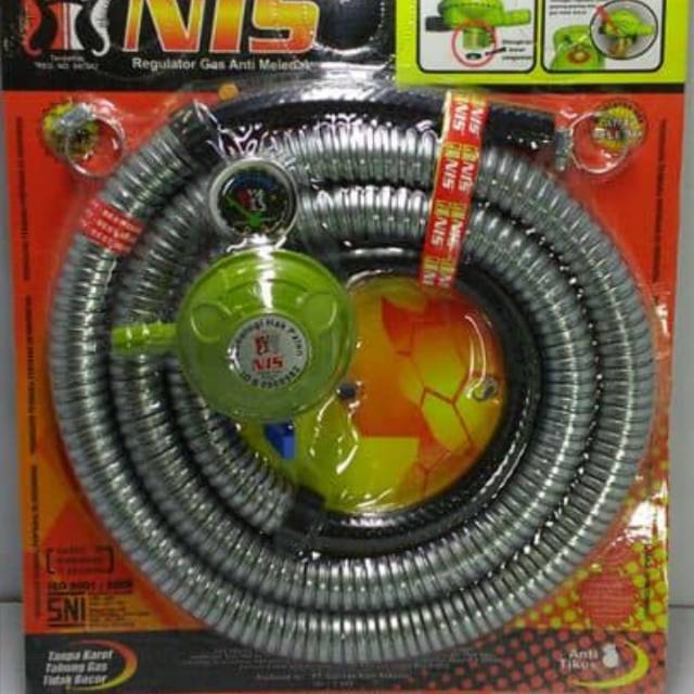 Jual Seleng gas/Slang gas Regulator Komplit NIS | Shopee Indonesia