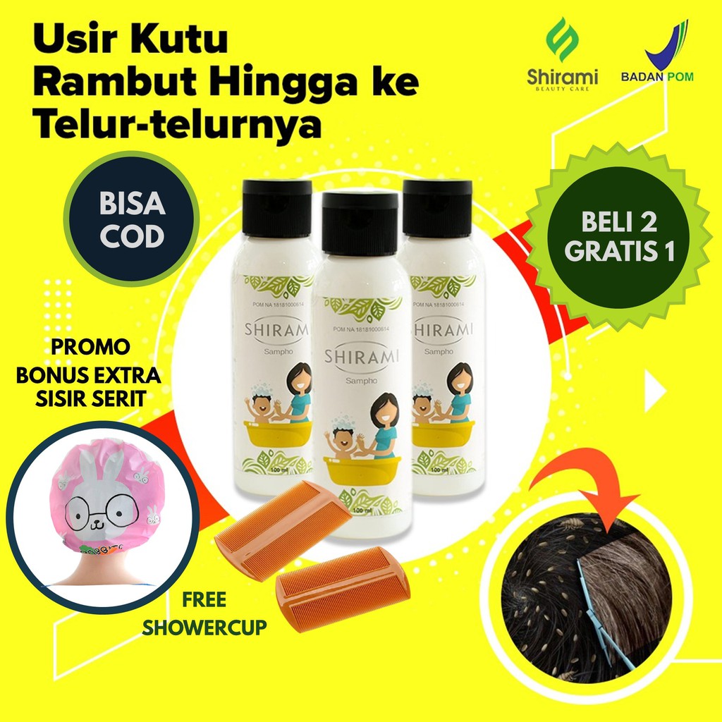 Jual Shirami Shampo Kutu Rambut Shampoo Herbal Shirami Anti Kutu untuk ...
