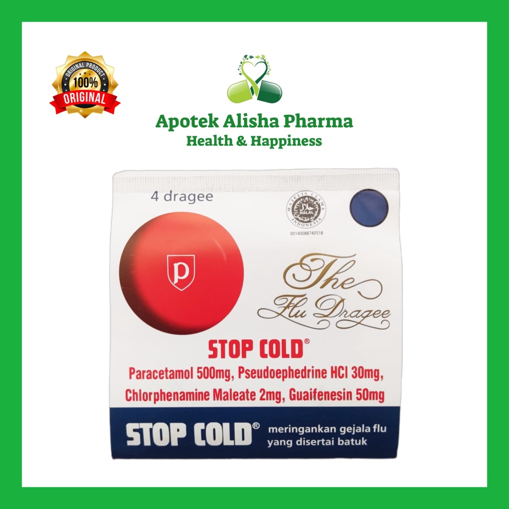 Jual Stop Cold Tablet Box isi 60 dan Strip isi 4 Kaplet StopCold ...