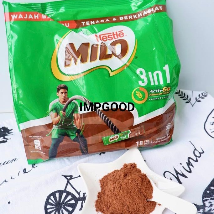 Jual Milo 3in1 Malaysia / Milo Sachets Malaysia isi 18 sachets | Shopee ...