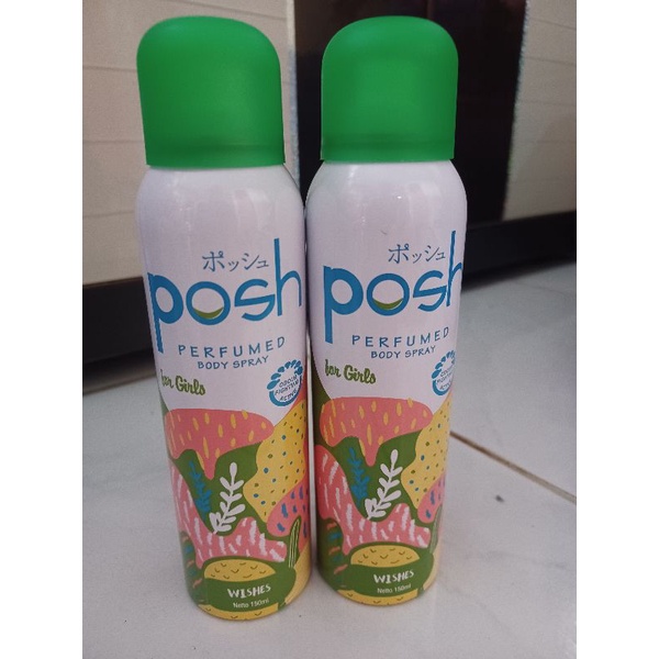 Jual POSH Parfume Body Spray Wishes 150ml | Shopee Indonesia