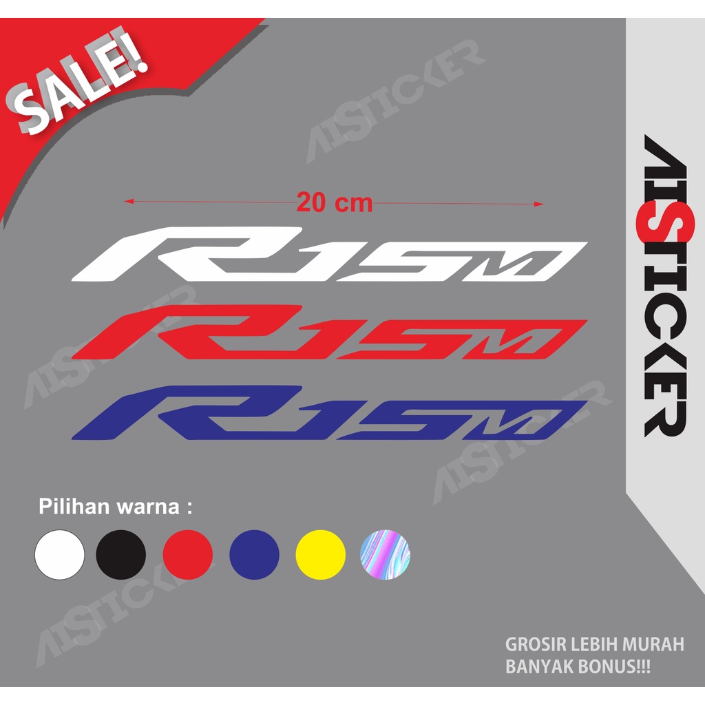 Jual STICKER R15M LOGO CUTTING MURAH | Shopee Indonesia