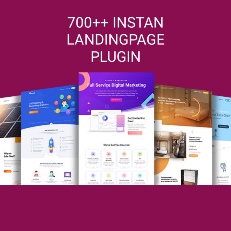 Jual LANDINGPAGE TEMPLATE | Shopee Indonesia