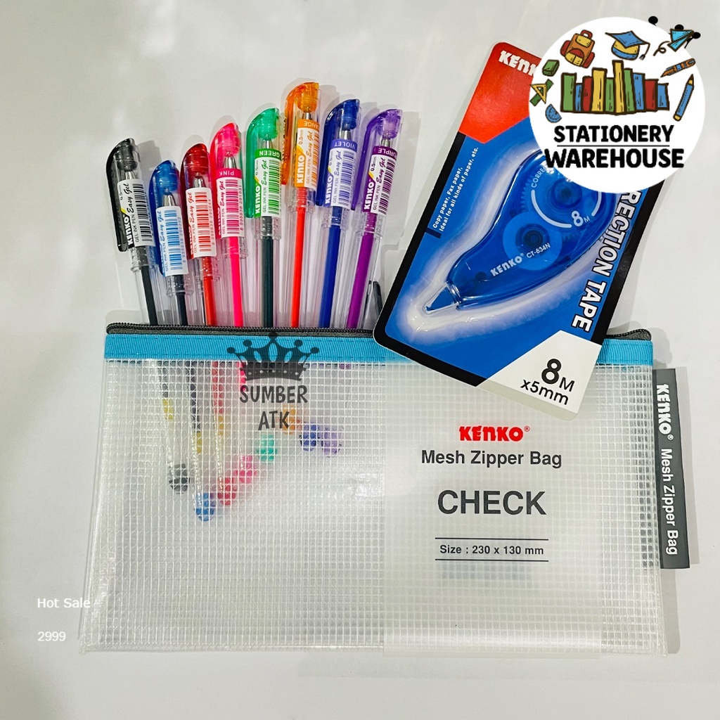 Jual PAKET Gel Pen Easy Gel ATK SET - SUMBER ATK | Shopee Indonesia
