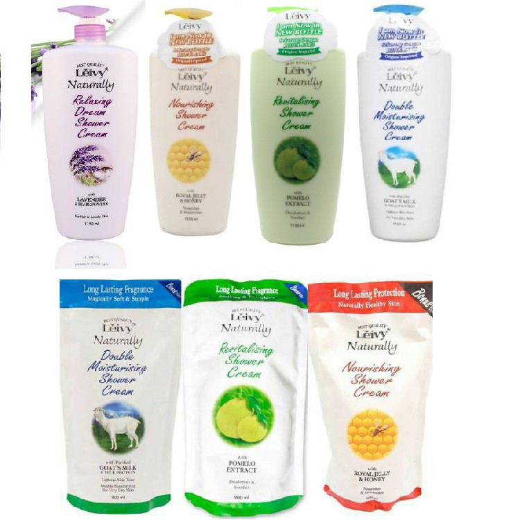 Jual Jumbo LEIVY sabun susu kambing Shower Cream / sabun Goat milk ...