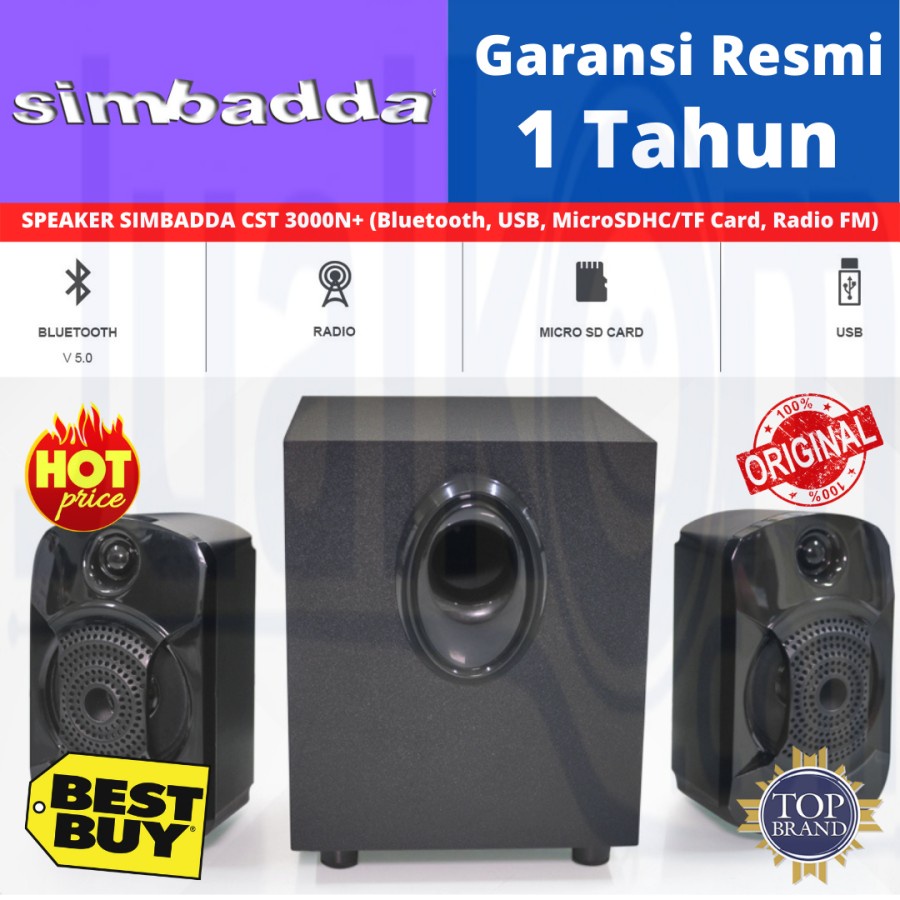 Jual Speaker Simbadda CST 3000N+ - Subwoofer Power Bass Multimedia New ...