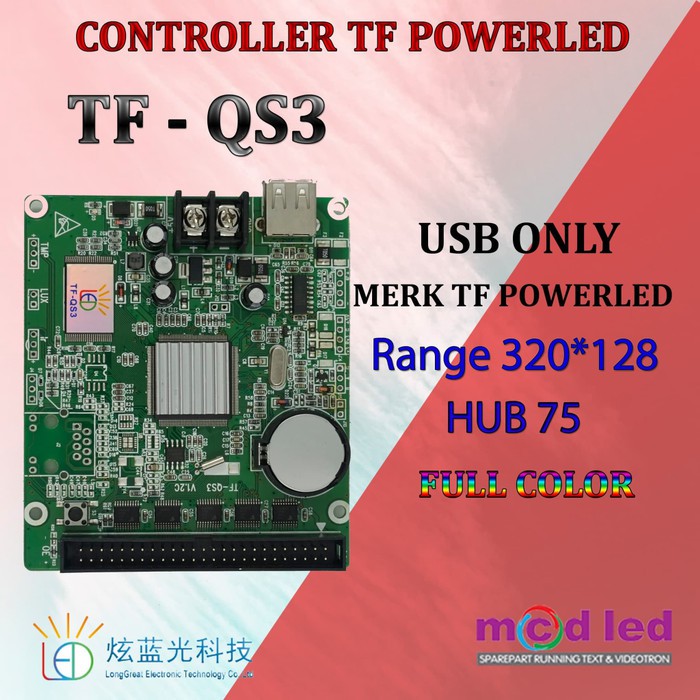Jual CONTROLLER KONTROLER POWER LED POWERLED TF QS3 | Shopee Indonesia