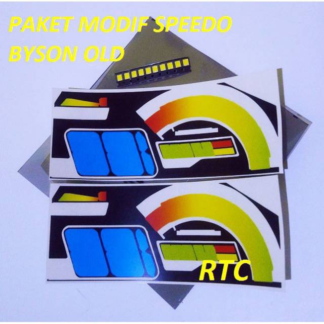 Jual PAKET MODIF WARNA SPEEDOMETER BYSON OLD FZ v1 - DECAL STIKER ...