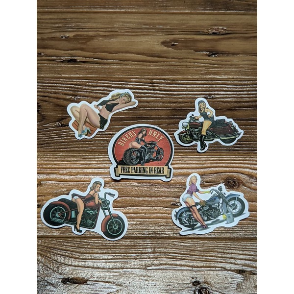 Jual Stiker Pin Up Girl Sexy Eropa Style Stiker Sexy Girl Stiker Vespa Motor Retro Stiker Lucu