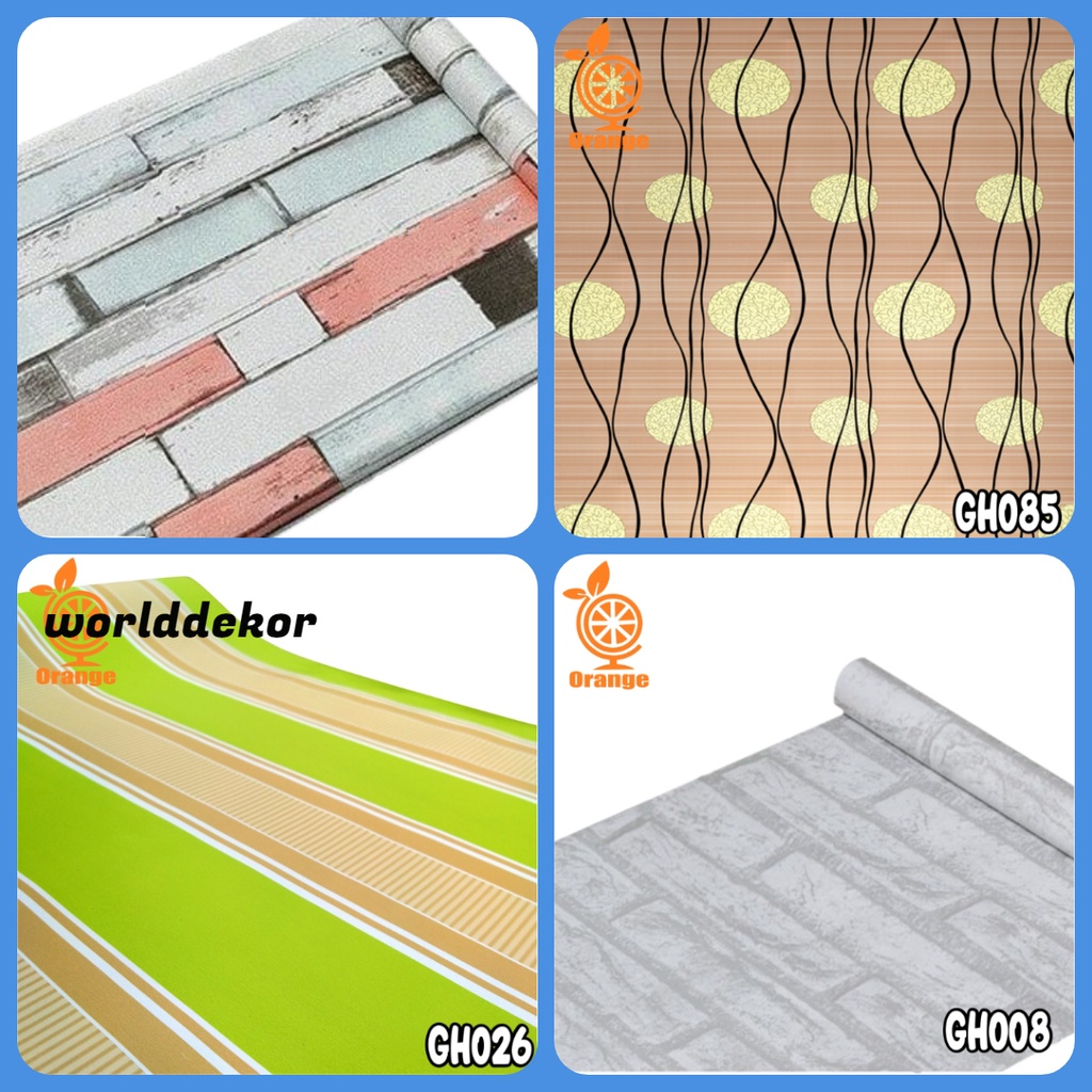 Jual Wallpaper dinding Stiker ruangan Aestetic Wallstiker kamar tidur ...