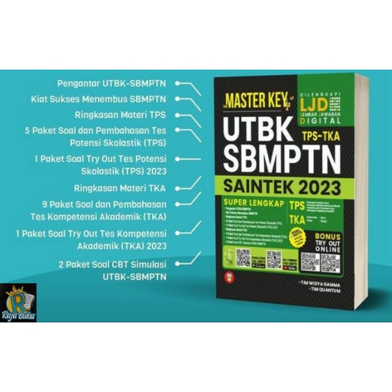 Jual BUKU THE MASTER KEY UTBK TPS-TKA SBMPTN SAINTEK 2023 | Shopee Indonesia