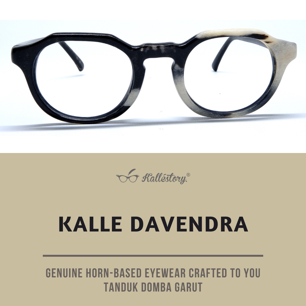 Jual Kacamata Handmade Tanduk Domba Garut Kallestory Davendra | Shopee ...