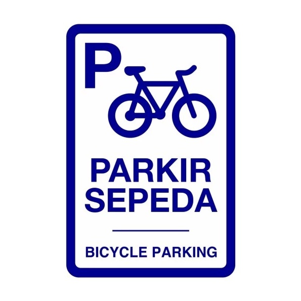 Jual Rambu Parkir Sepeda Ukuran 20cm x 30cm - Plat Alumunium | Shopee ...