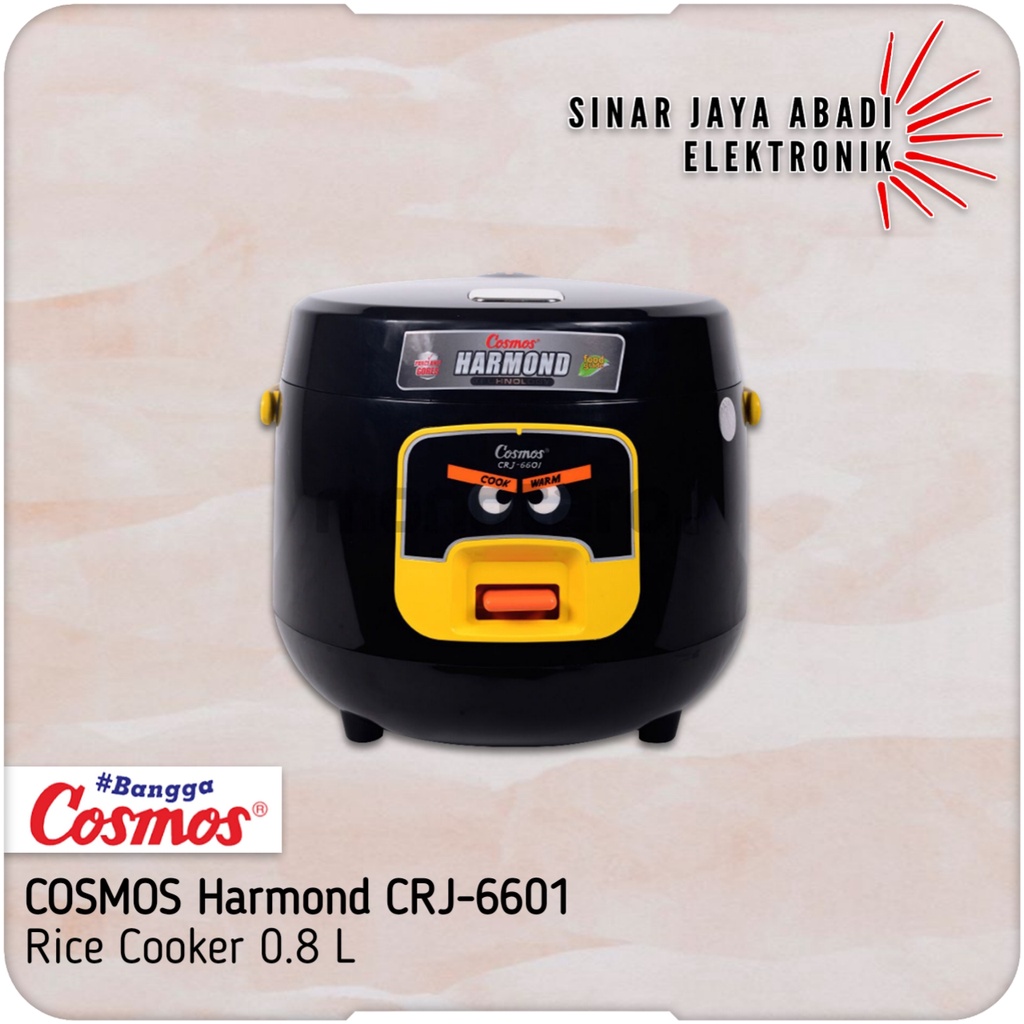 Jual COSMOS Rice Cooker 0.8 Liter HARMOND CRJ-6601 | Shopee Indonesia