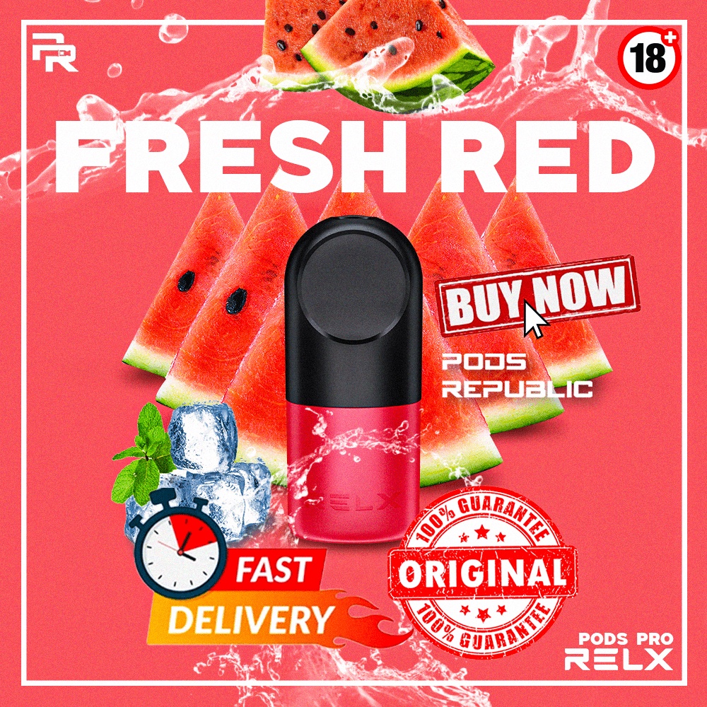 Jual RELX Pods Pro - Fresh Red (Watermelon) | Shopee Indonesia