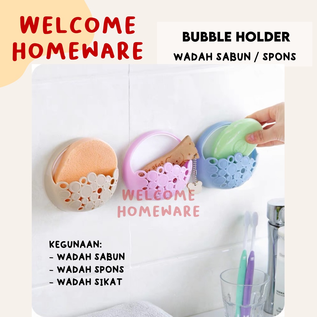 Jual Bubble Holder Wadah Tempat Sabun Batang Spons Kacamata Serbaguna Mandi | Shopee Indonesia
