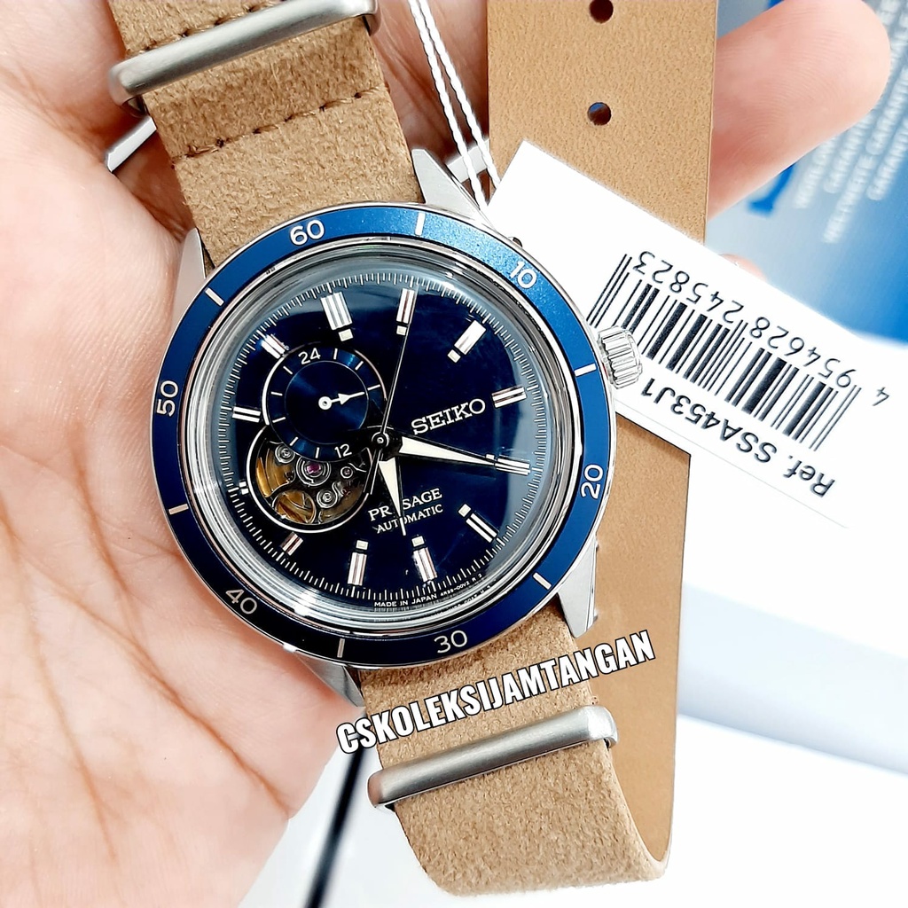 Jual SEIKO PRESAGE SSA453J1 SSA453 STYLE 60S "DENIM" BLUE DIAL ...