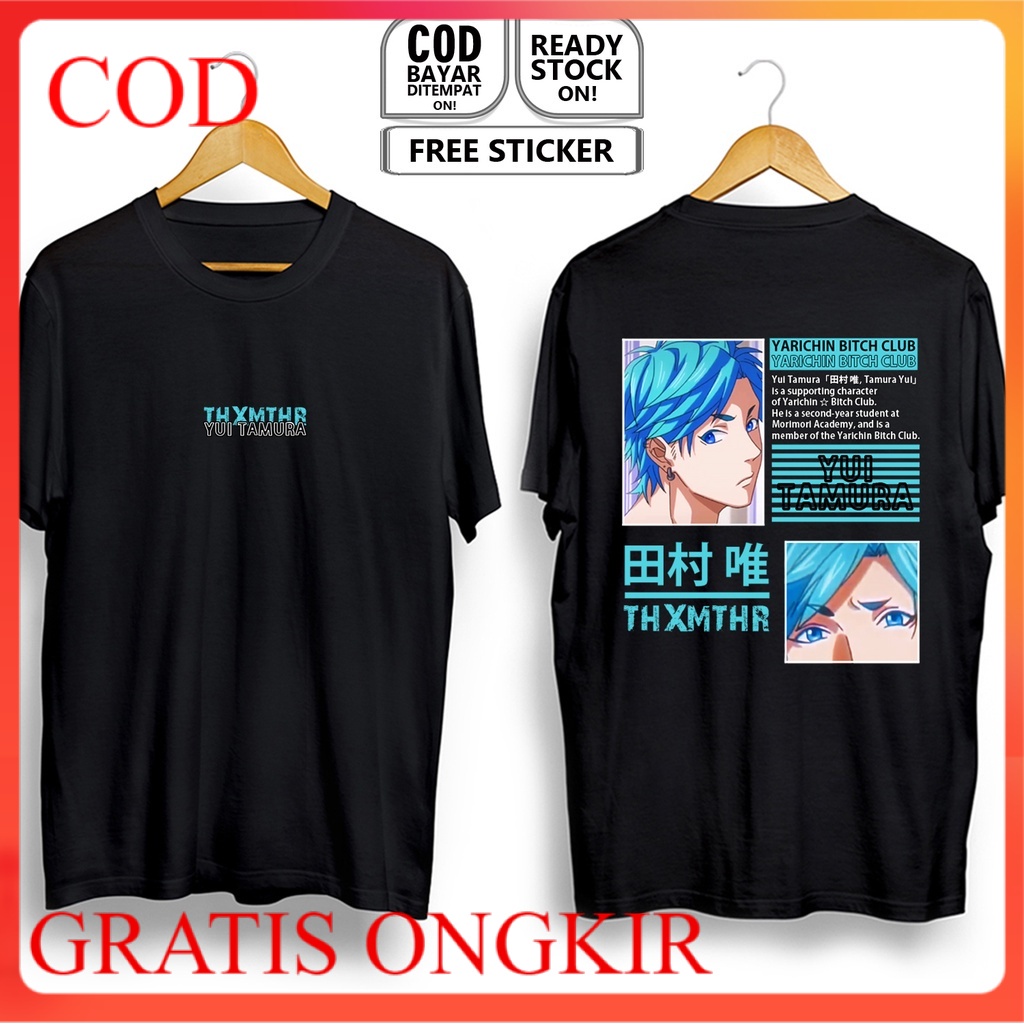 Jual KAOS YUI TAMURA YARICHIN BITCH CLUB TORU FUJISAKI AYATO YURI ...