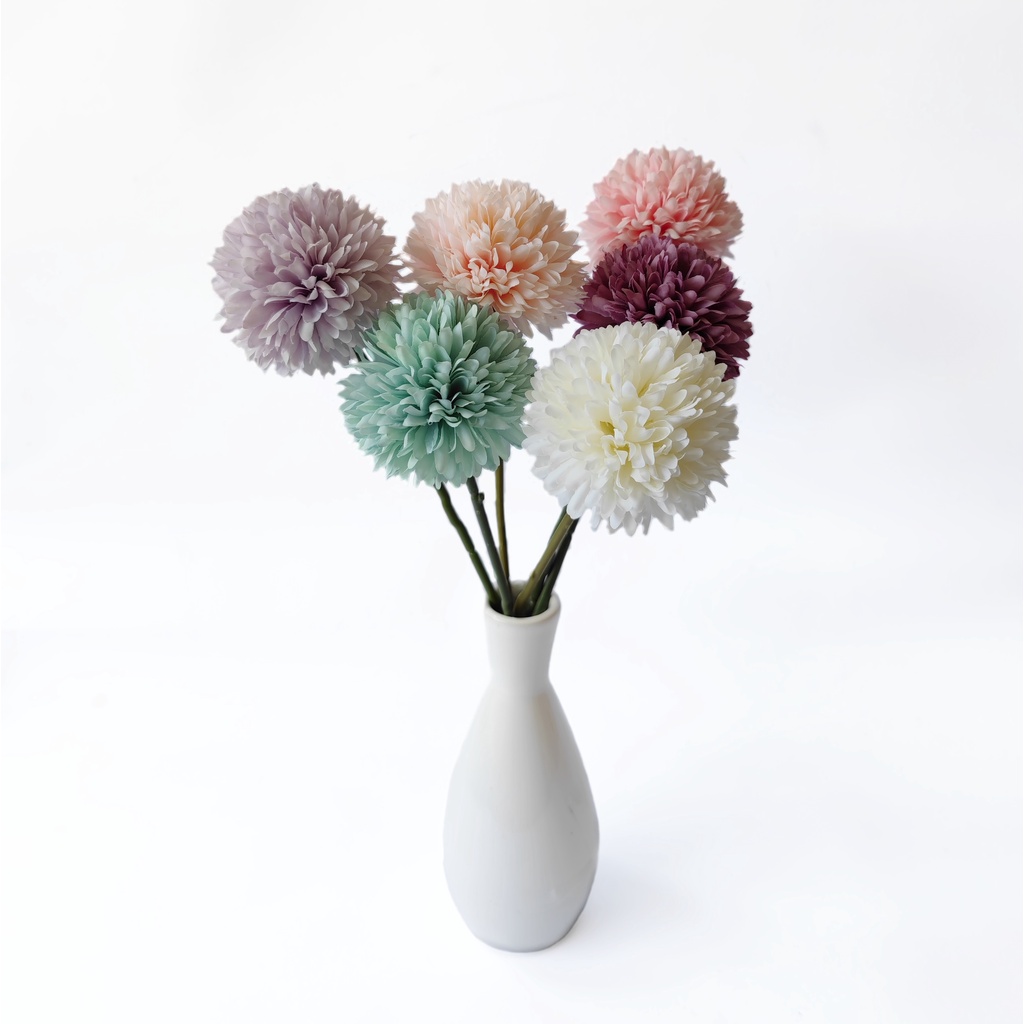 Jual AF61 Setangkai Bunga Dahlia Sonic Bloom Tanaman Artificial Buket ...