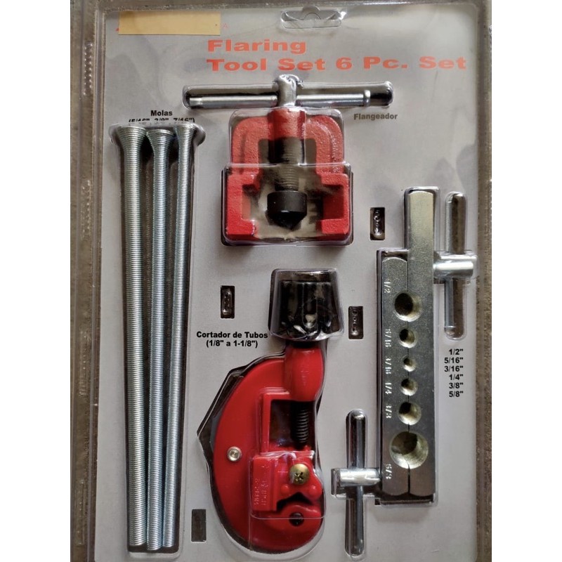 Jual Flaring Tools Set 6 Pcs Pipe Cutter Pipe Cutter Ac Pemotong Pipa ...