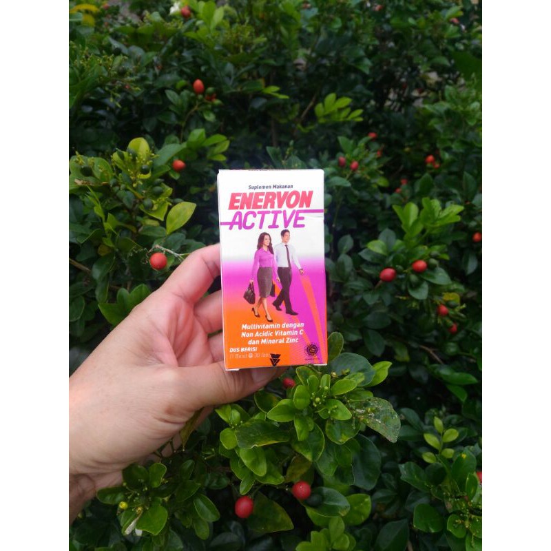 Jual Enervon C Active (botol isi 30 tab) | Shopee Indonesia
