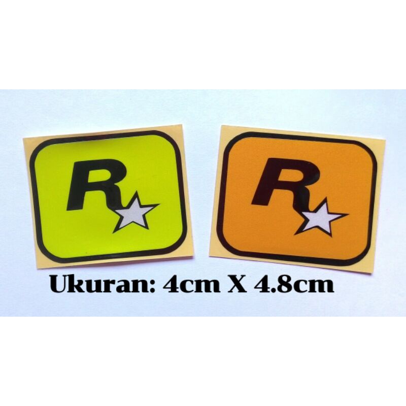 Jual Stiker Cutting Rockstar GTA Logo Cutting Sticker Untuk Sticker ...