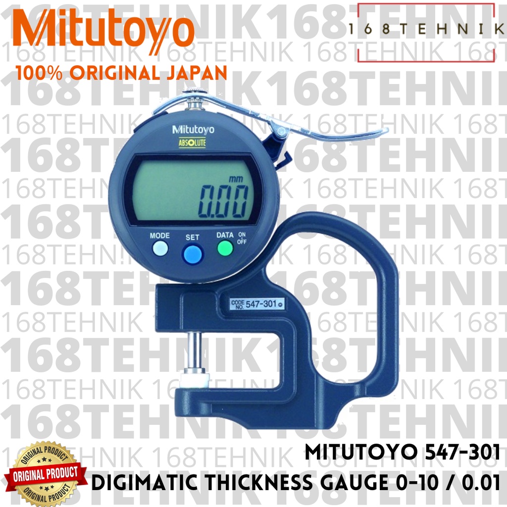 Jual MITUTOYO 547-301 DIGIMATIC THICKNESS GAUGE 0-10 / 0.01 DIGITAL | Shopee Indonesia