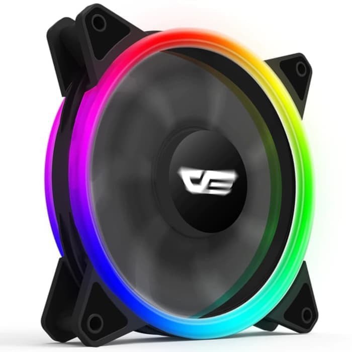 Jual AIGO DR12 PRO RGB Double Ring Fan | Shopee Indonesia