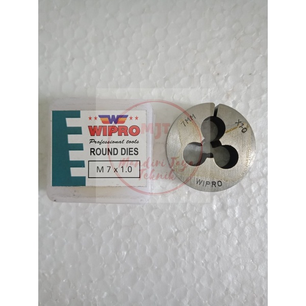 Jual Mata Senai Snai drat luar / Round Dies M7 x 1,0 WIPRO | Shopee Indonesia