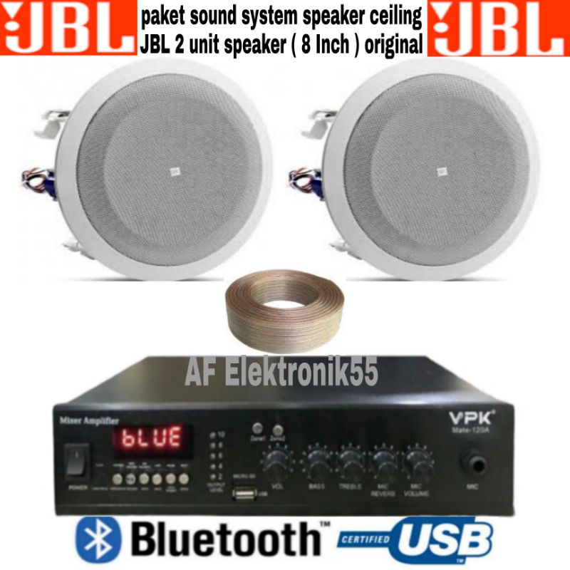 Jual Paket Speaker Ceiling JBL 2 Unit Speaker JBL (8 Inch) Original ...