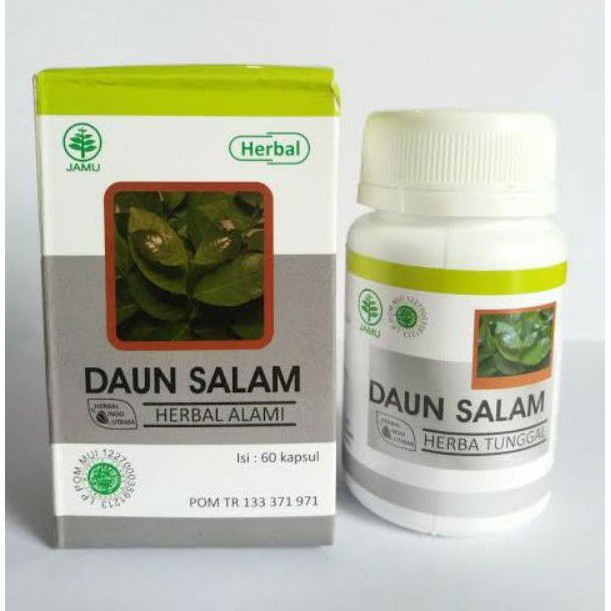 Jual DAUN SALAM Herbal Indo Utama HIU 60 kapsul - Kapsul Ekstrak Daun ...