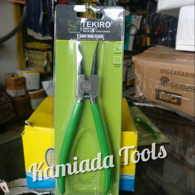 Jual Tang Snap Ring Buka Lurus uk. 7 inci TEKIRO | Shopee Indonesia