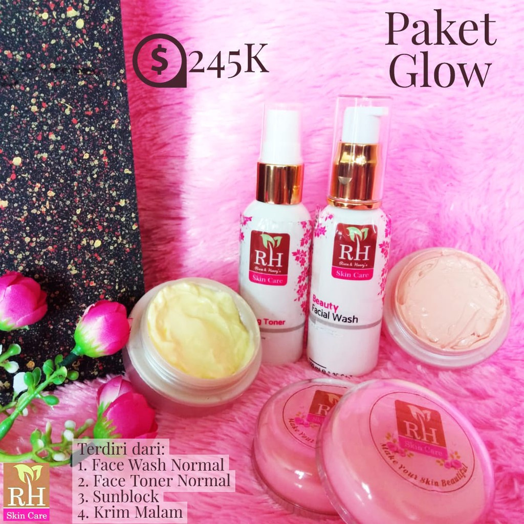 Jual RH Skincare Paket Glow and brightening | Shopee Indonesia