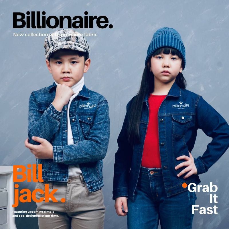 Jual Bill Jack Jeans (jacket jeans billionaire) | Shopee Indonesia