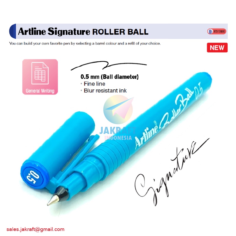 Jual (1 Pcs) Pulpen Tanda Tangan Permanen ARTLINE ERB-4200 Signature ...