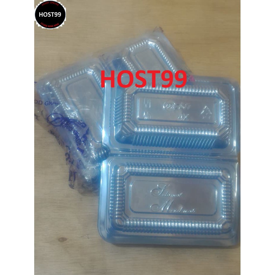 Jual Mika Makanan Bening Mega Food Grade Mika Box Tempat Kue Uk.4X ...