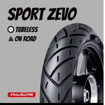 Jual ban luar fdr 80/80-14, 90/80-14 ,100/80-14 sport zevo tubeless | Shopee Indonesia
