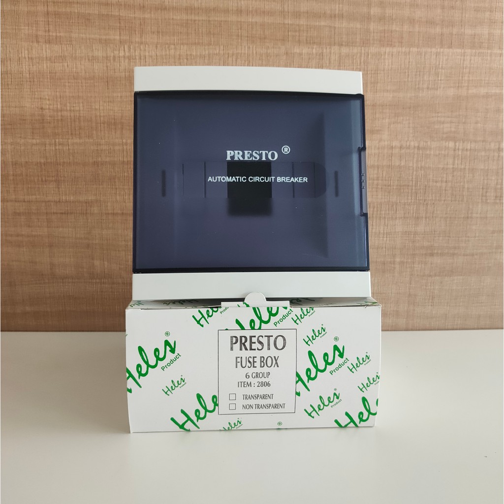 Jual Heles Presto Box MCB Fuse Inbow 6 Group (2806) | Shopee Indonesia