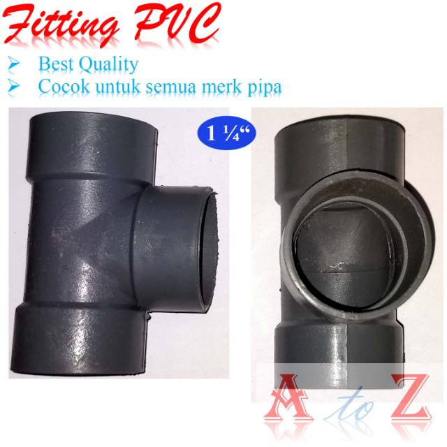 Jual Tee pvc 1 1/4" | Shopee Indonesia