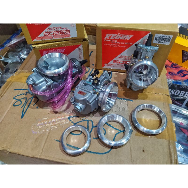 Jual Corong karbu velocity 2 step stage tumpuk karbu karburator pwk 24 ...