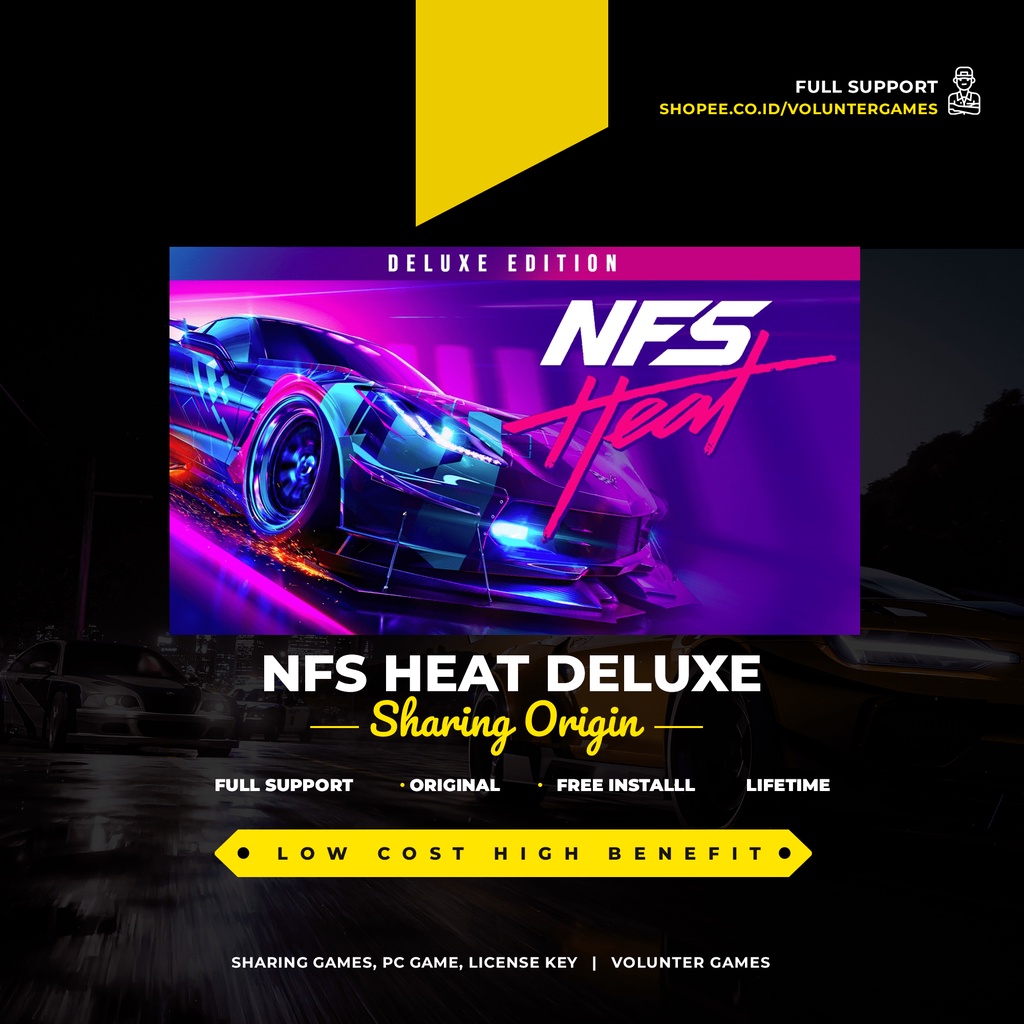 Jual NEED FOR SPEED NFS HEAT DELUXE EDITION PC ORIGINAL | Shopee Indonesia