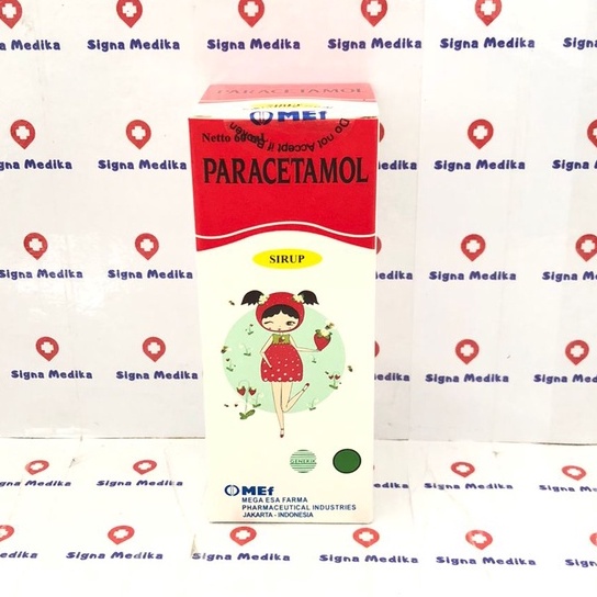 Jual Paracetamol Sirup Mef Rasa Strawberry 60ml - Obat Penurun Demam ...