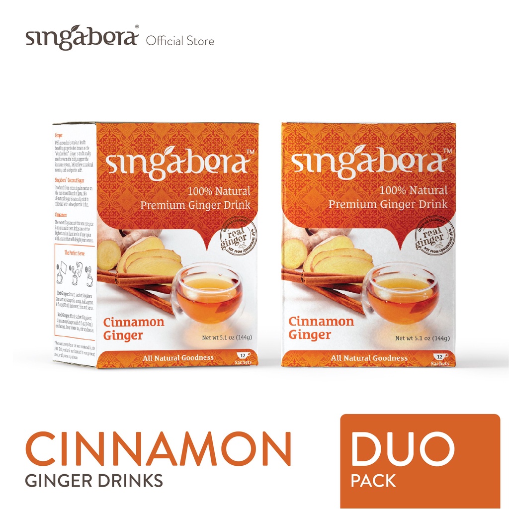 Jual Singabera Premium Cinnamon Ginger Drink (Jahe Kayu Manis) - 2 box ...