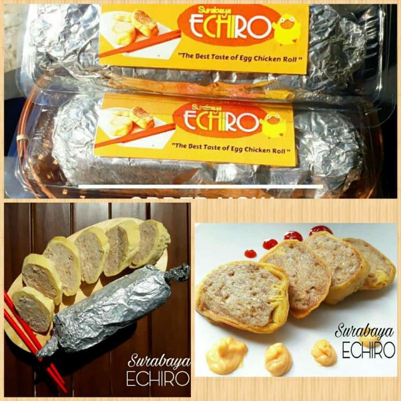 Jual Eggroll / EGG CHICKEN ROLL Echiro Halal Bento Frozen Hokben Kemas ...