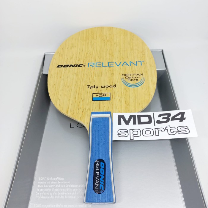 Jual DONIC RELEVANT -OFF - Kayu / Blade / Bet pingpong murah - Flared (FL) | Shopee Indonesia